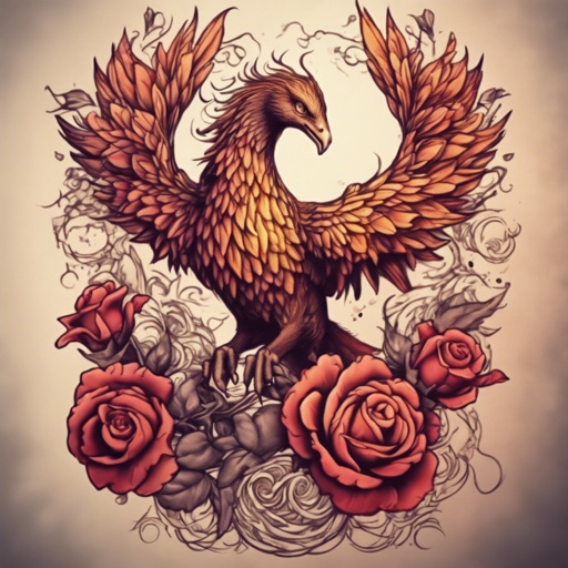 Phoenix tattoo Fanart