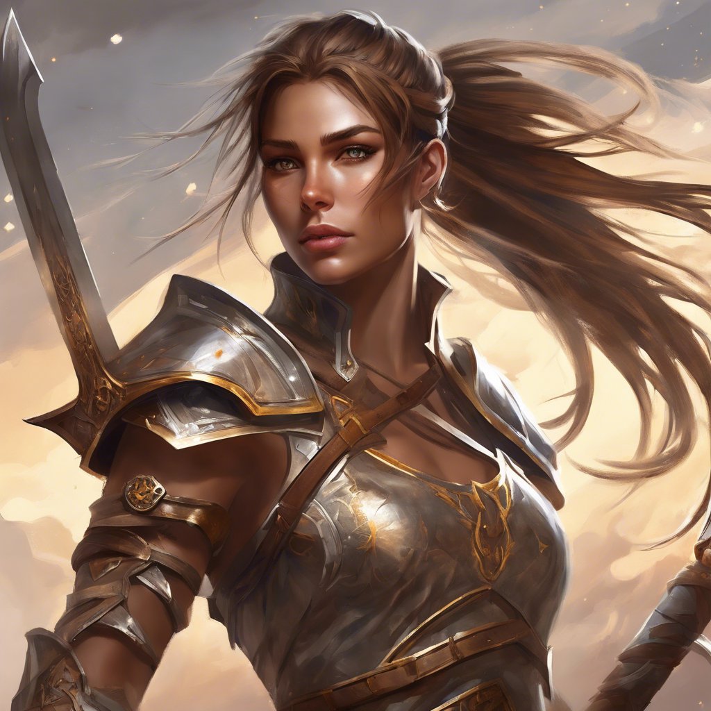 Medium height woman with long straight Fanart