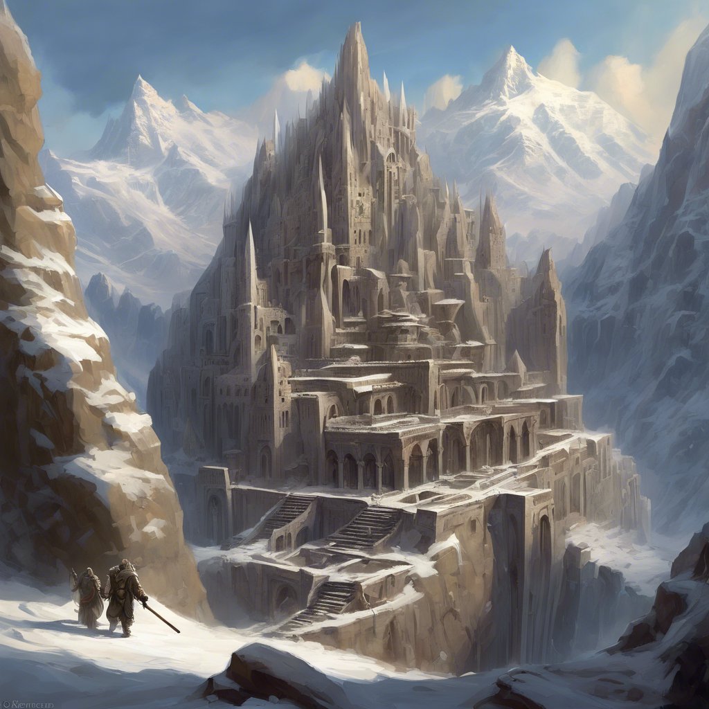 An immense stone city built | Fanart