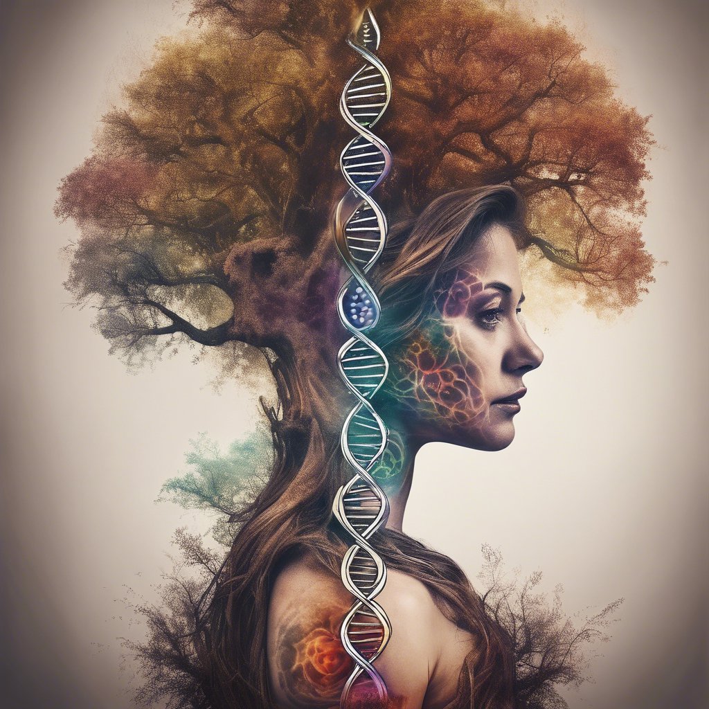 Human DNA with Chakras woven with | Fanart