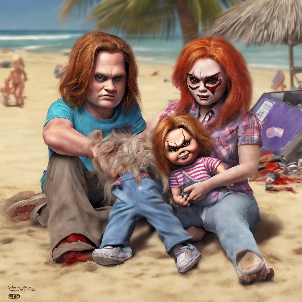 Chucky and Tiffany’s twin children Glen | Fanart