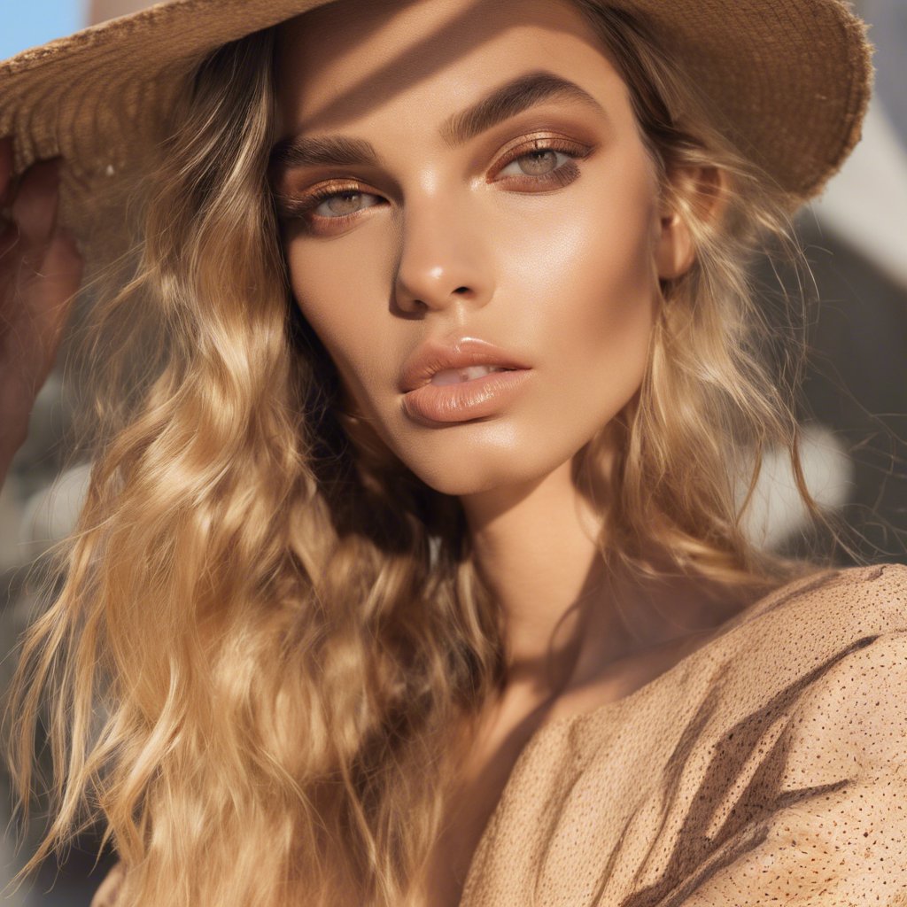Model makeup look, sun kissed | Fanart