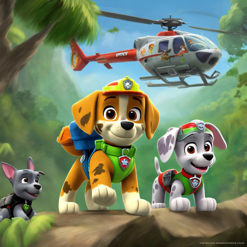 Paw patrol brandy and Mr whiskers Fanart