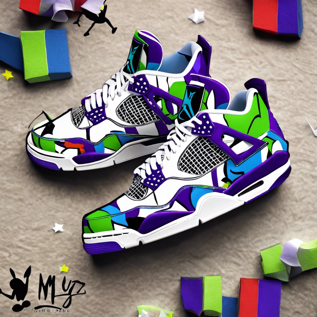 Buzz light year air Jordan 4s | Fanart