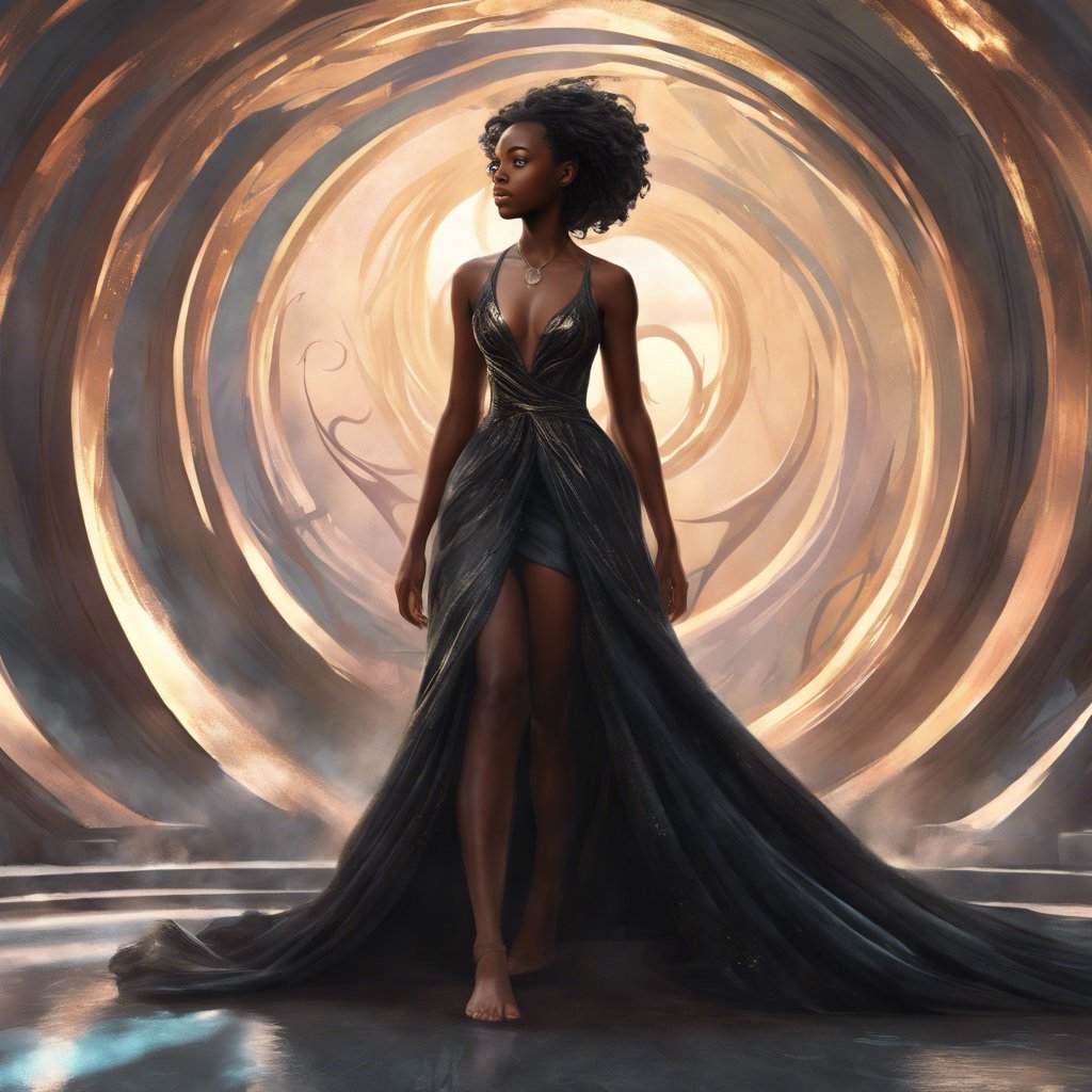 a fantasy image of a black Fanart