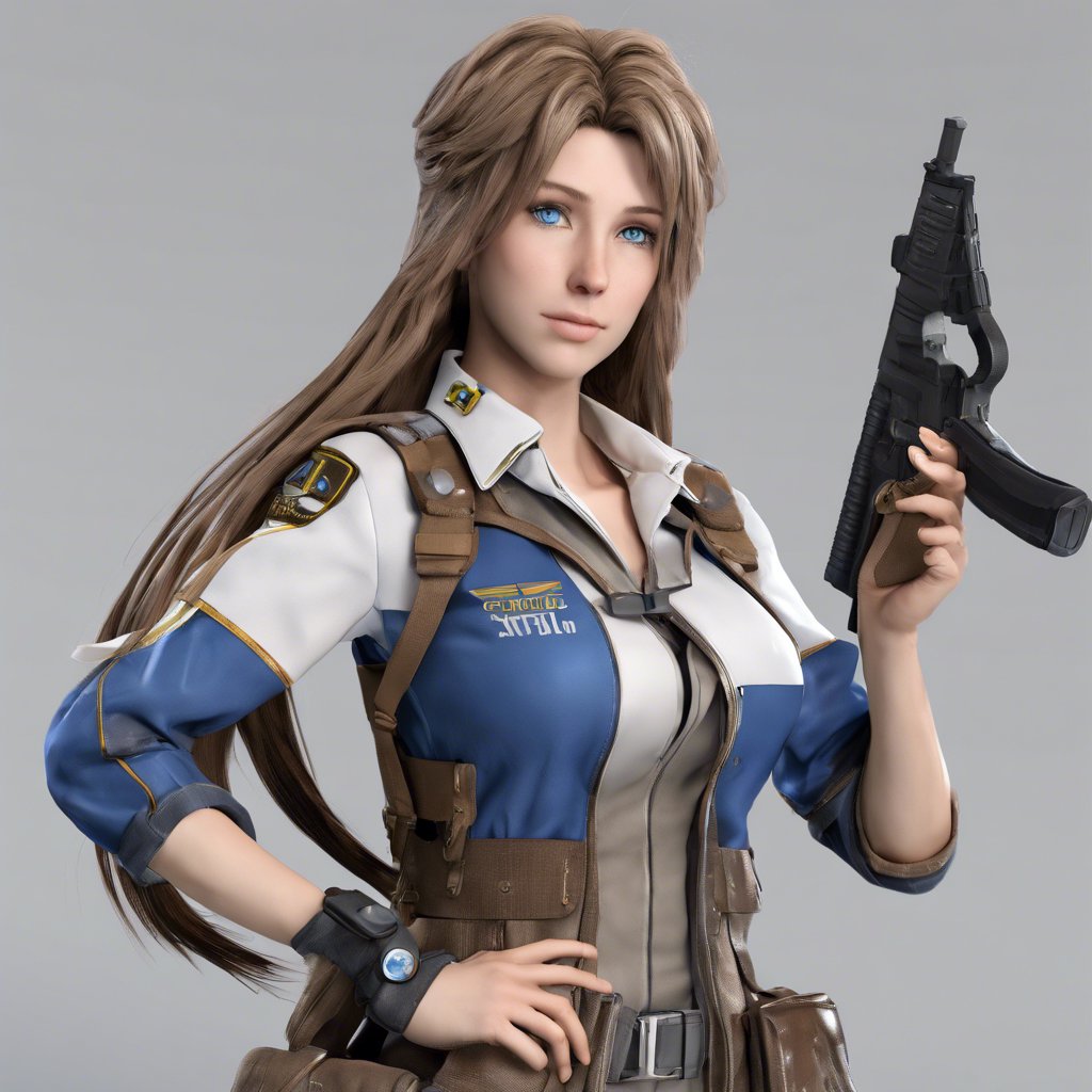 Belldandy Morisato Brown hair blue Fanart