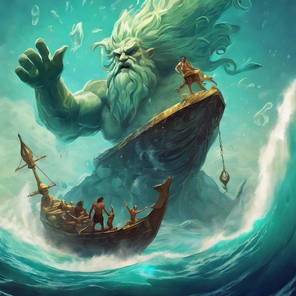 Percy meet the Poseidon | Fanart