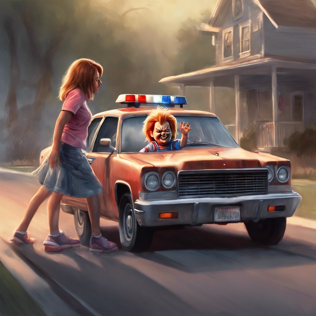 Chucky spanks his daughter Glenda for | Fanart