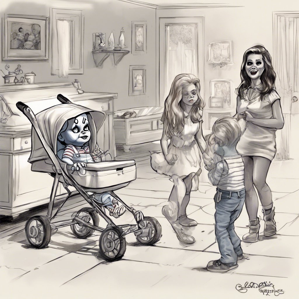 Chucky and Tiffanys turn children Glen Fanart