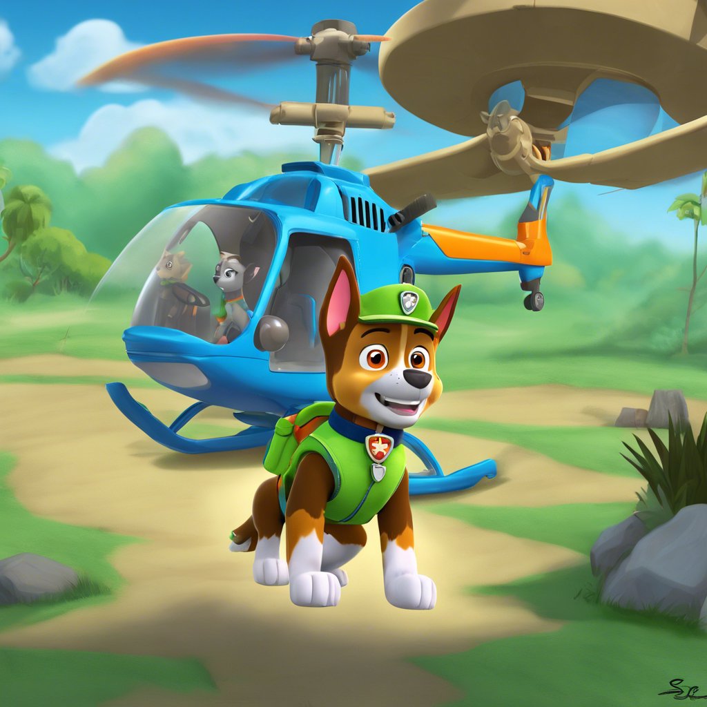 Paw patrol brandy and Mr whiskers Fanart