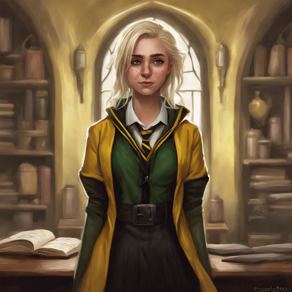 Elinia whispered to Draco, “We Hufflepuff | Fanart