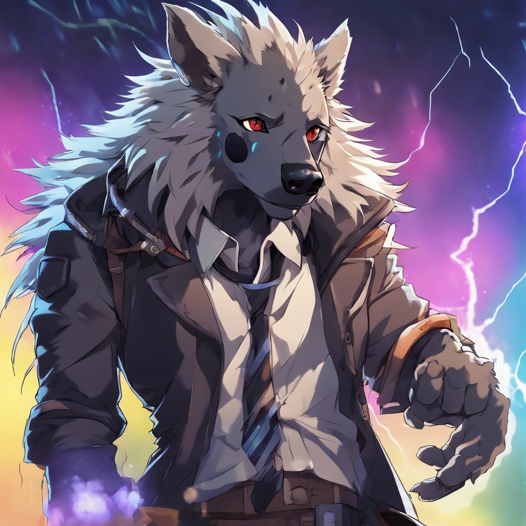 Hyena cosplaying as storm | Fanart