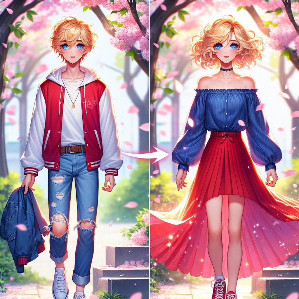 Anime Boy Turning Into Girl Gif: | Fanart