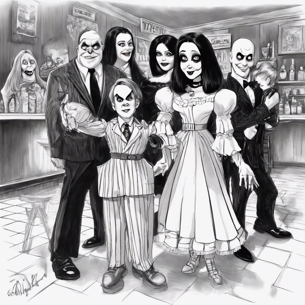 Chucky and Tiffany’s twin children Glen Fanart