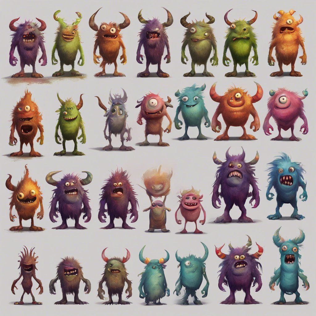 Cartoon monsters | Fanart