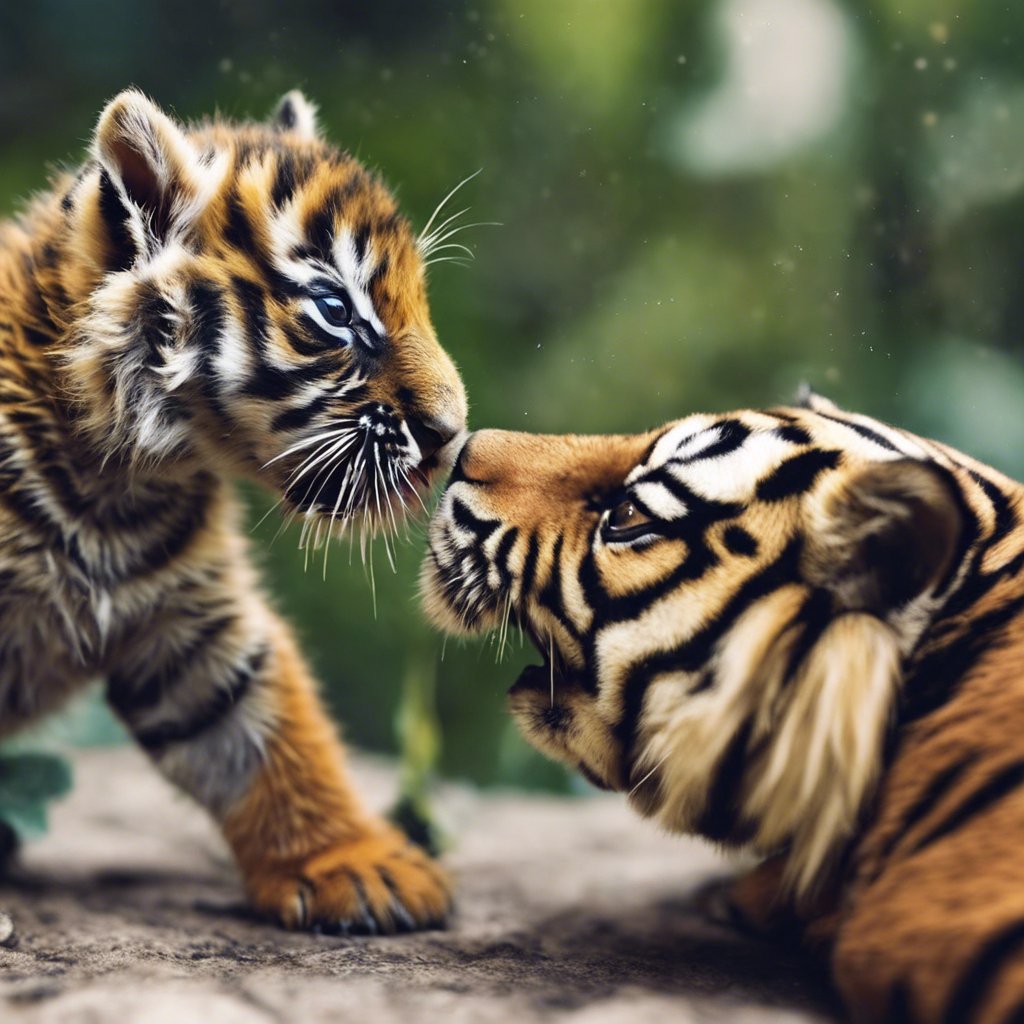 Meet your tiny turtle and tiger | Fanart