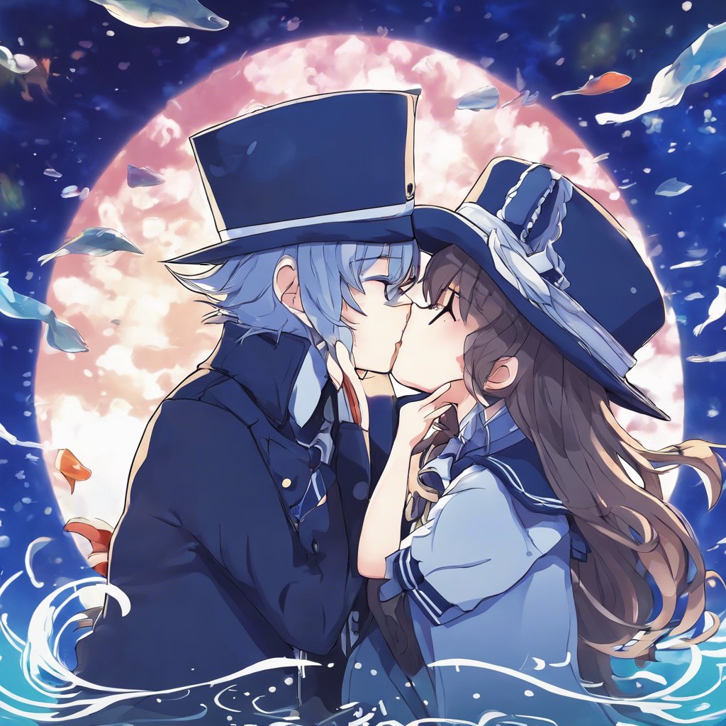 Wadanohara and great Blue Sea Wadanohara Fanart