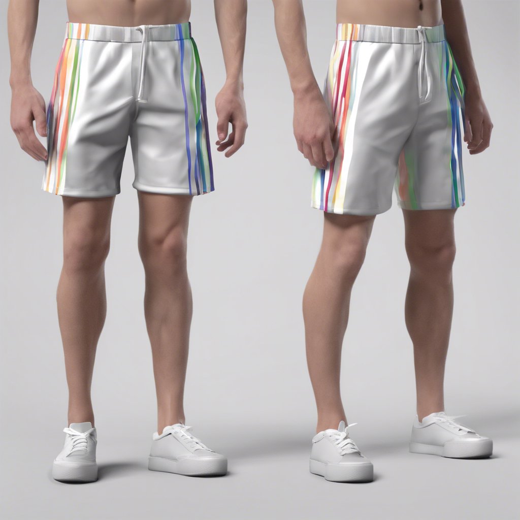 Make shorts with different colored lines | Fanart
