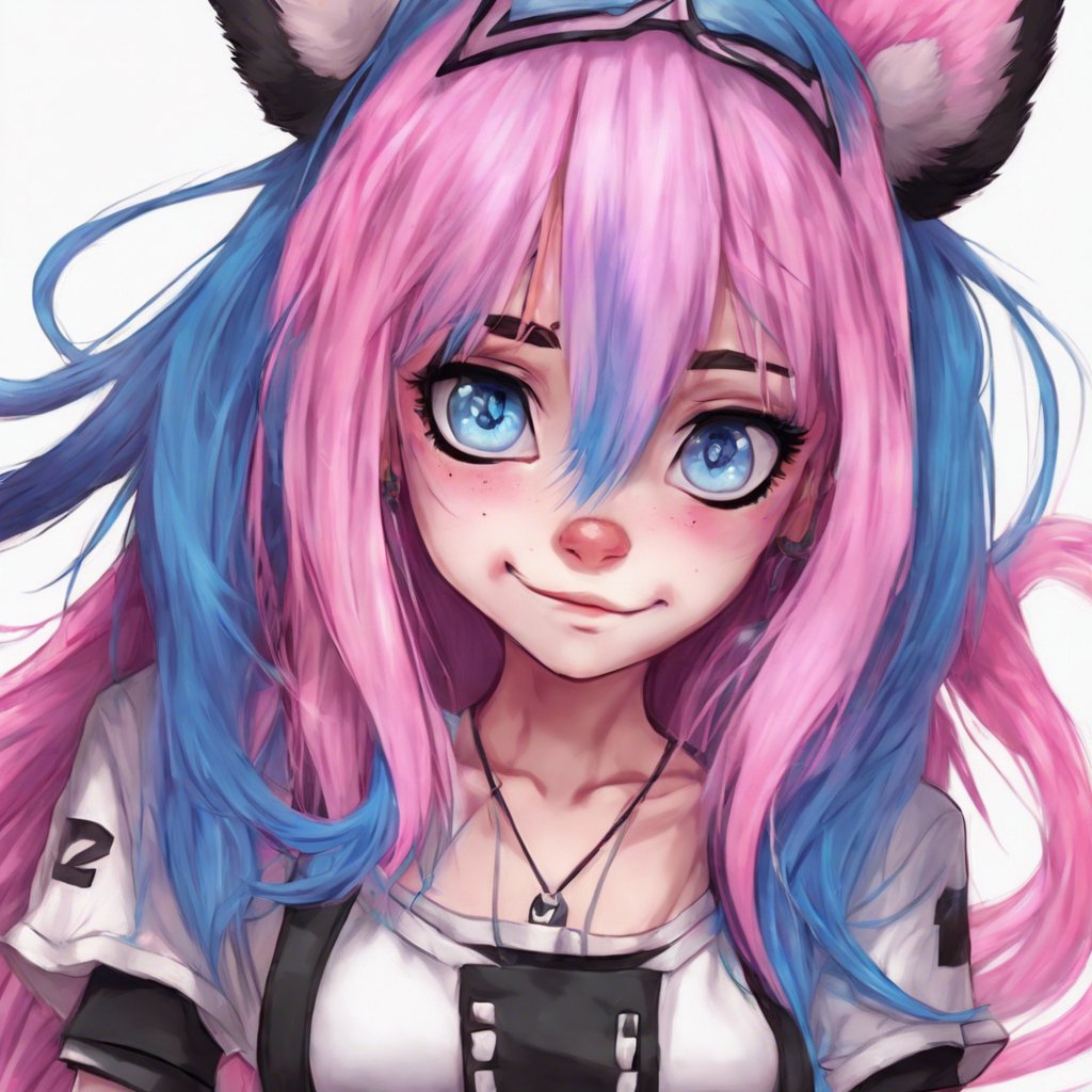 a full-body portrait of an adorable Fanart