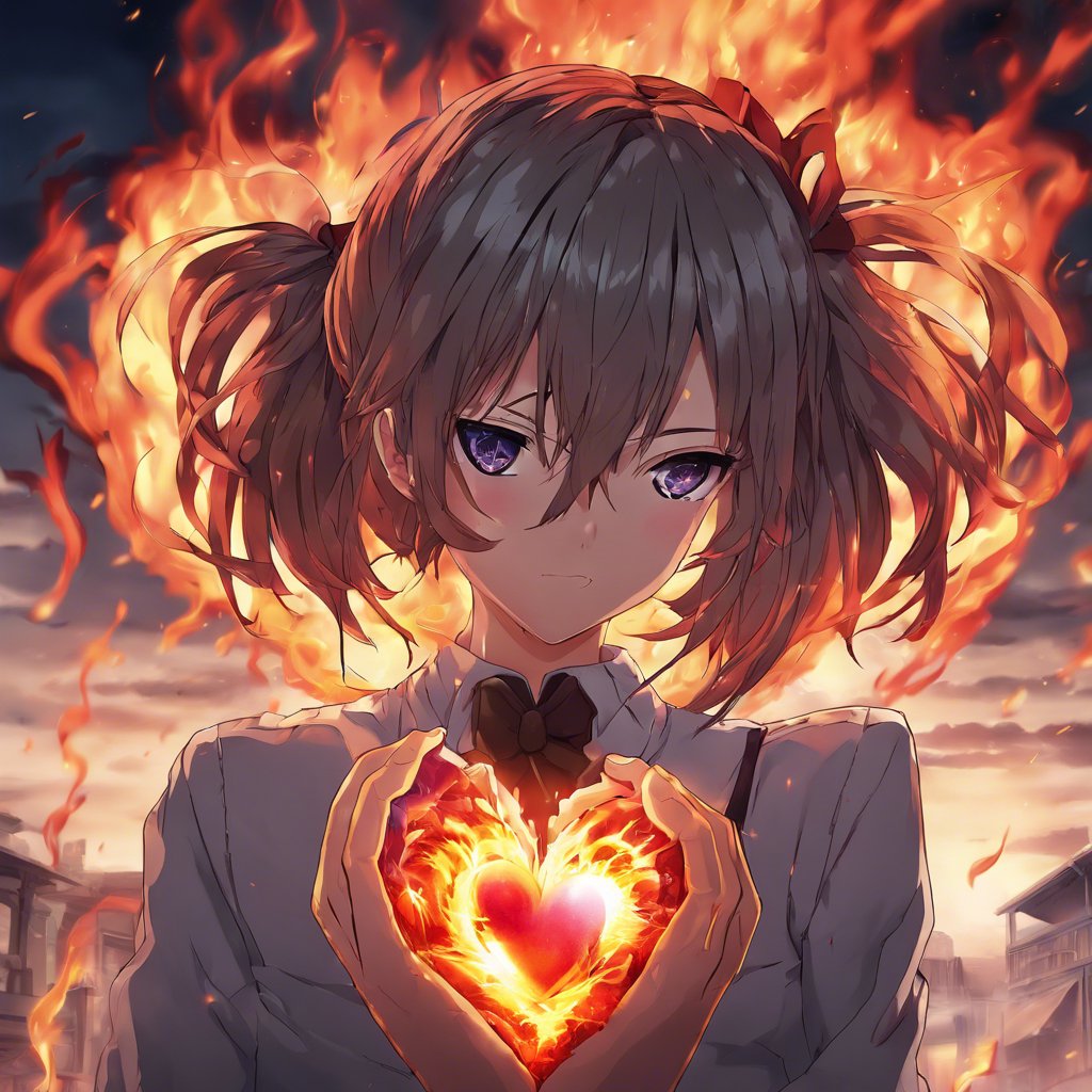 Explore Anime Boy Burning Skyline Fanart