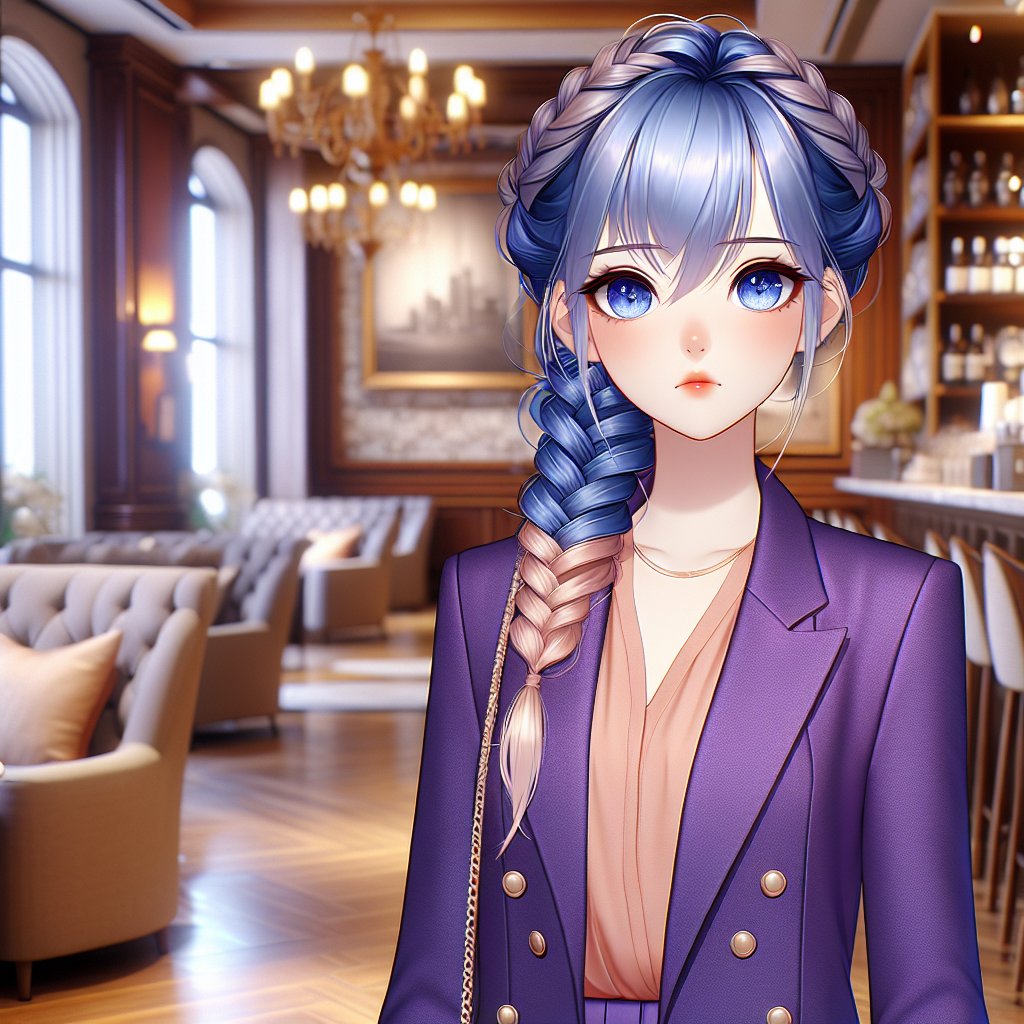 Anime Girl In Suit: Picture an Fanart