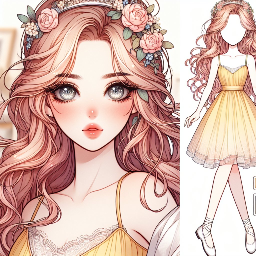 Anime Girl Characters: Anime girl drawn Fanart