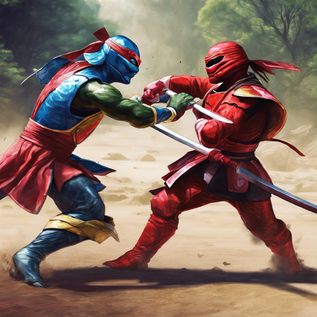 Tmnt power rangers samurai crossover fanfiction Fanart