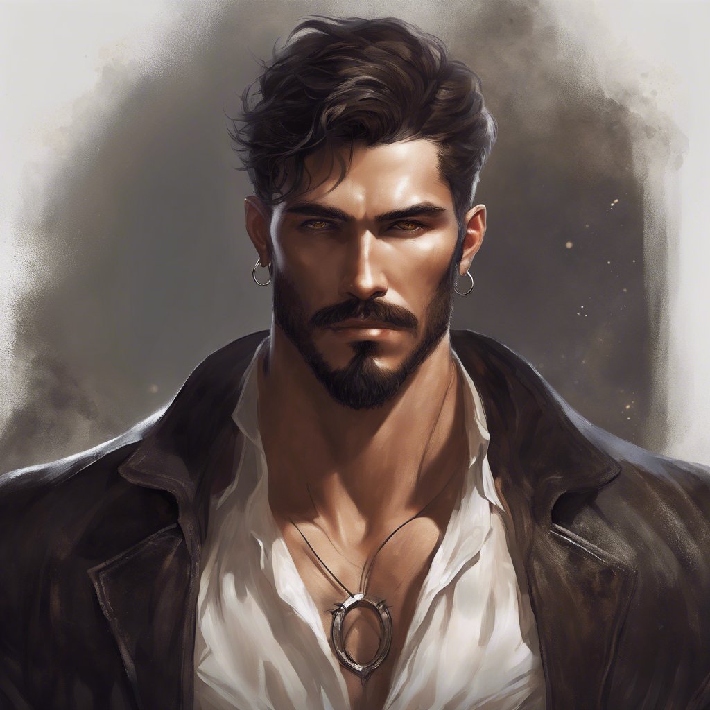 Tall man with olive skin, intense Fanart