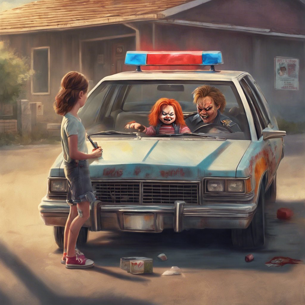 Chucky spanks his daughter Glenda for | Fanart