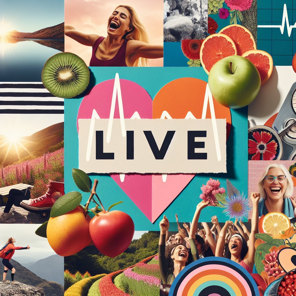 Explore Bold Typeface Vision Board Art