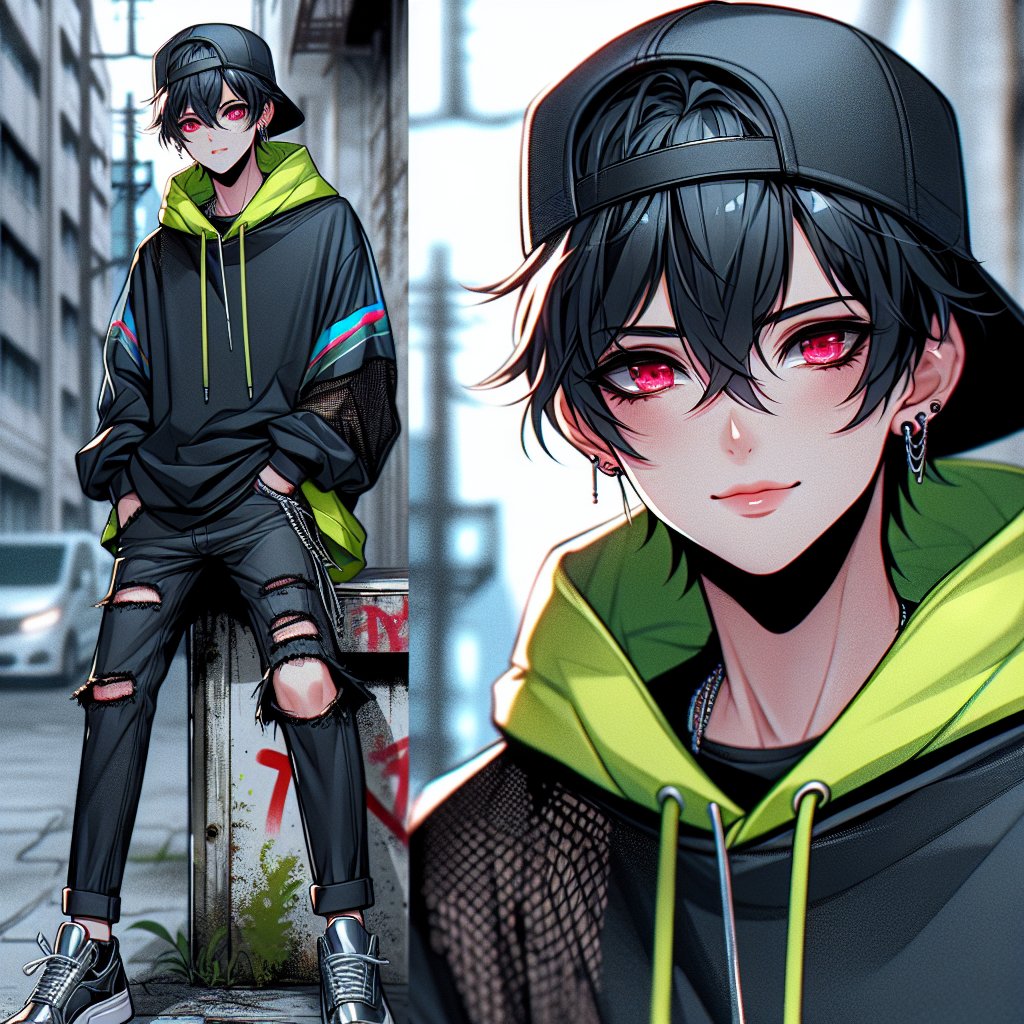 Anime Boy In Hat: Anime boy Fanart