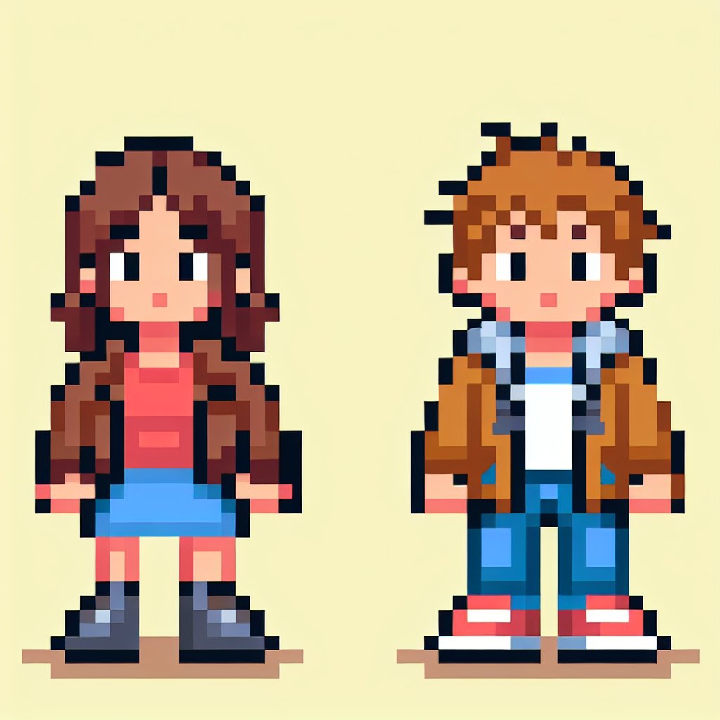 Explore Character Pixel Art Art