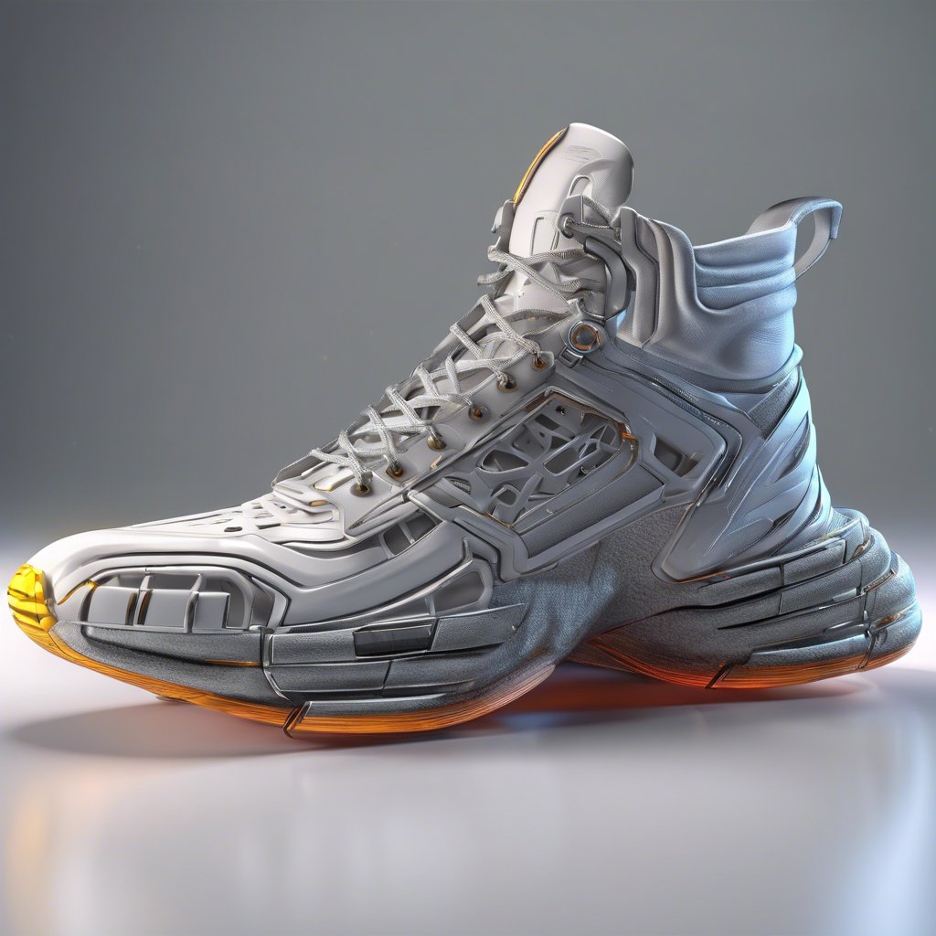 Interstellar Explorer Sneakers: Futuristic with elements Fanart