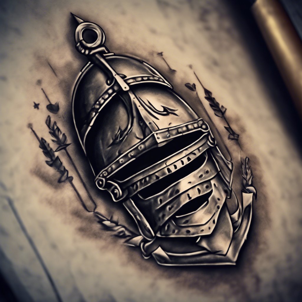 Anchor, arrow and Roman helmet Fanart
