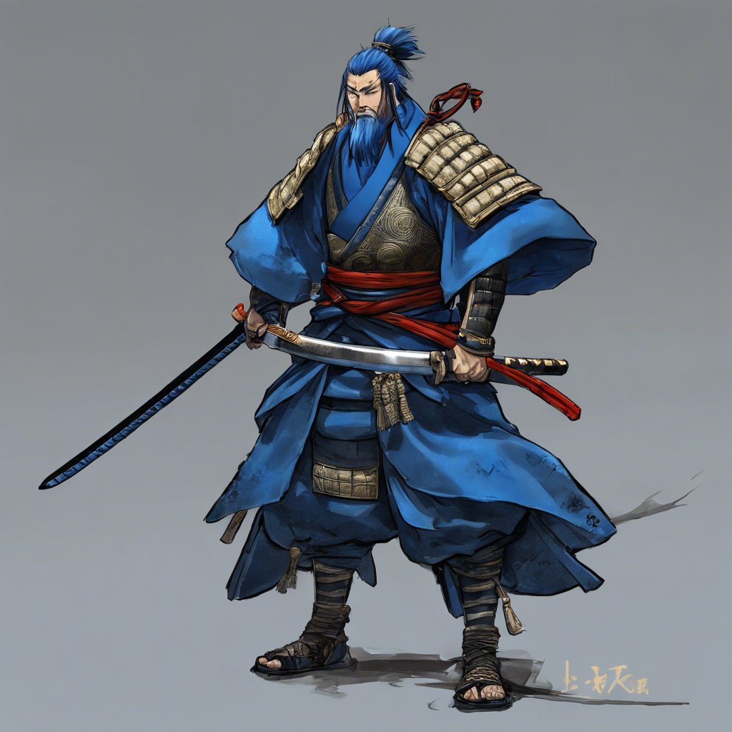 roshokusi kanji aka the great blue Fanart