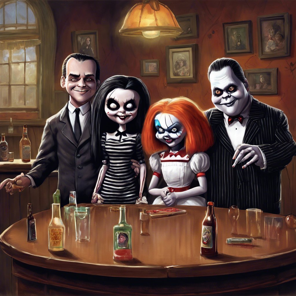 Chucky and Tiffany’s twin children Glen Fanart