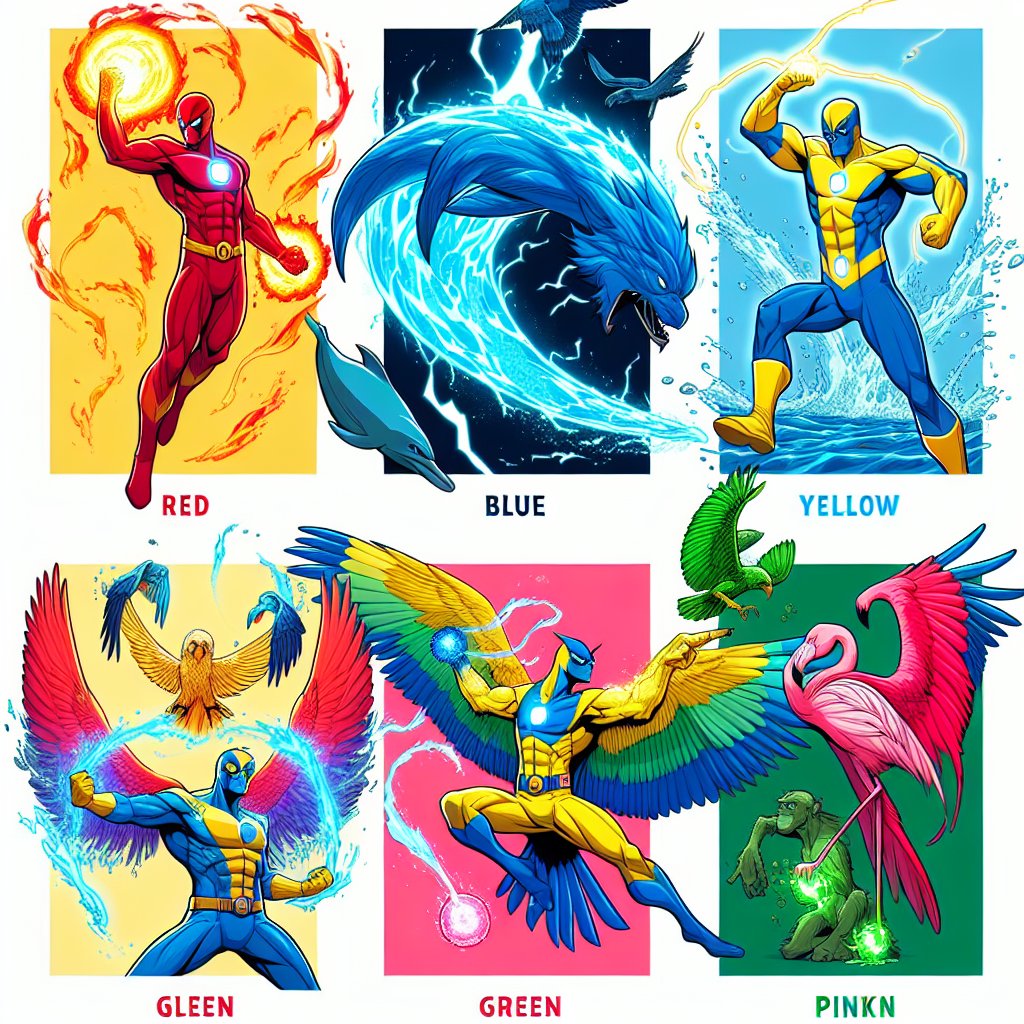 A super Sentai team including all Fanart