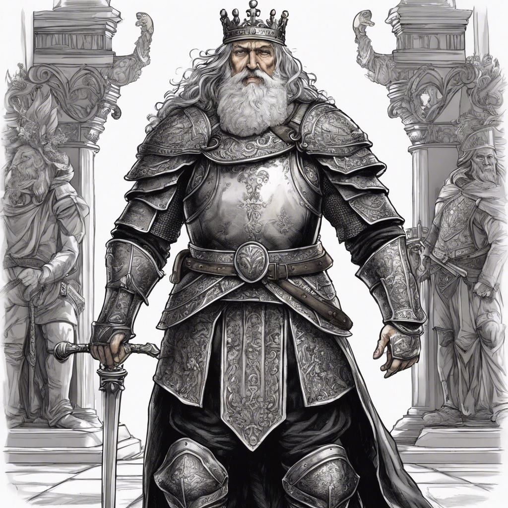The grizzled Old king dons his | Fanart