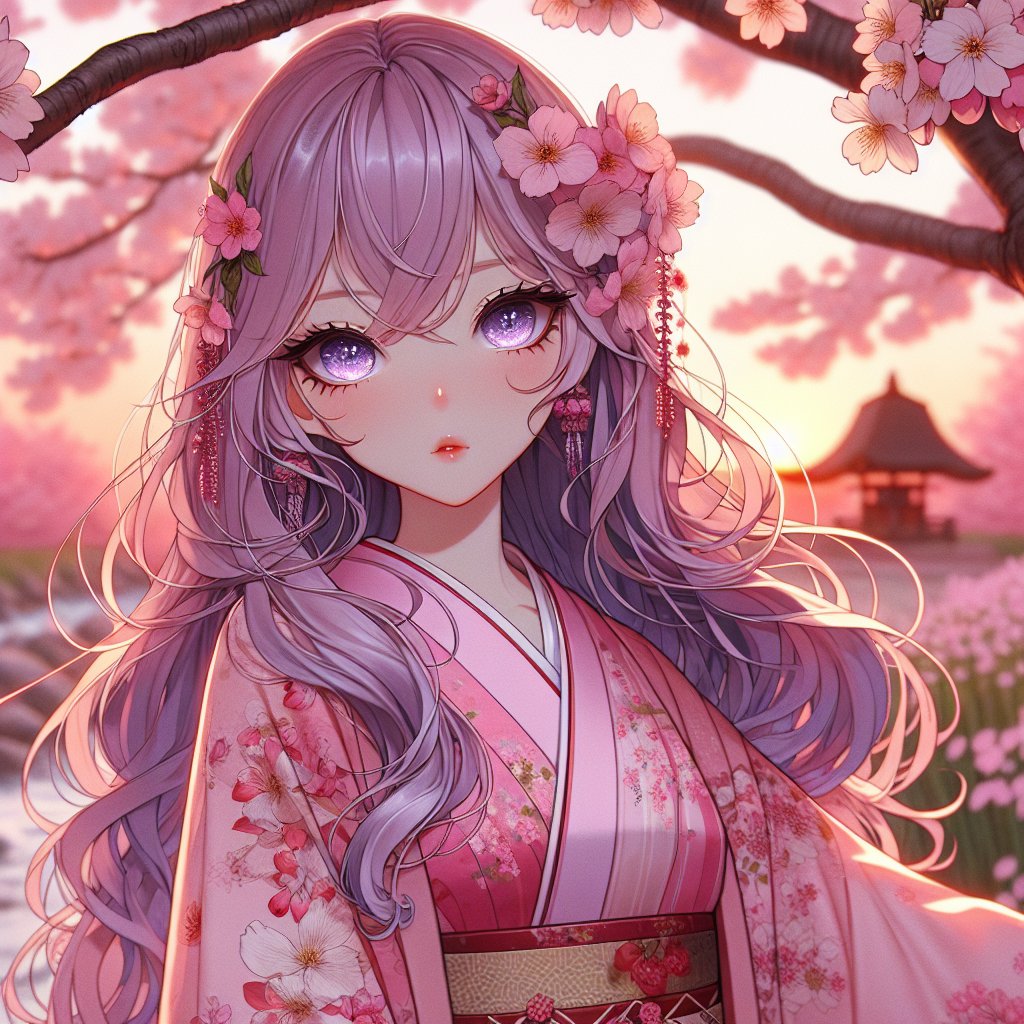 Anime girl drawn in anime art Fanart