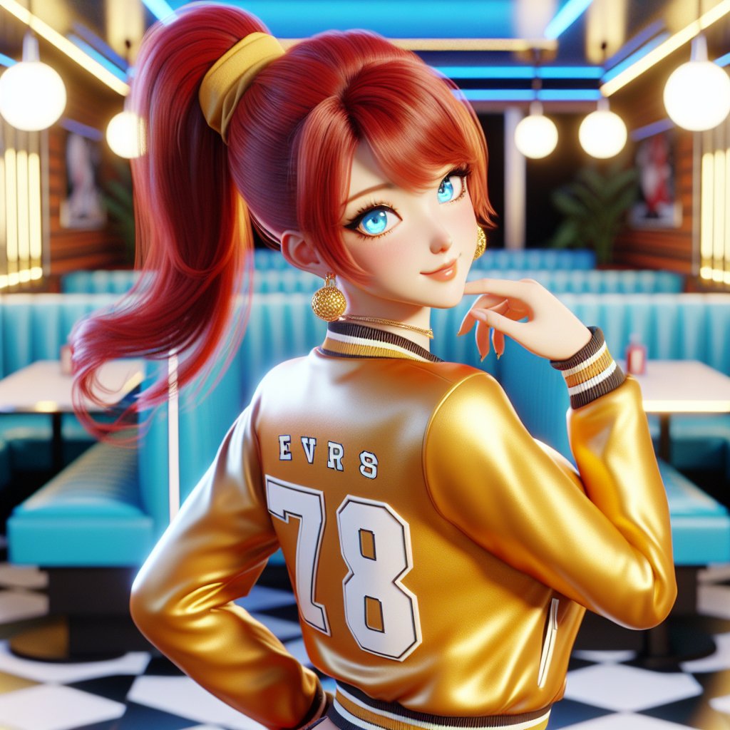 Anime Girl With Yellow Jacket: Anime | Fanart