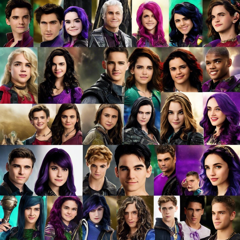 Descendants movie characters Fanart
