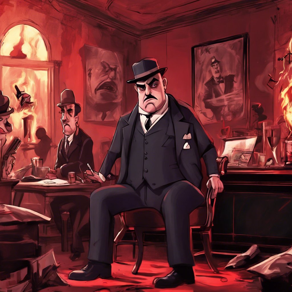 Hazbin hotel fanfiction Al Capone confrotns Fanart