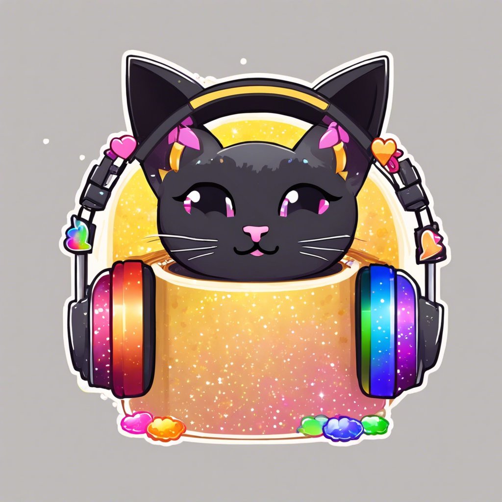 A tiny black cat digging a Fanart