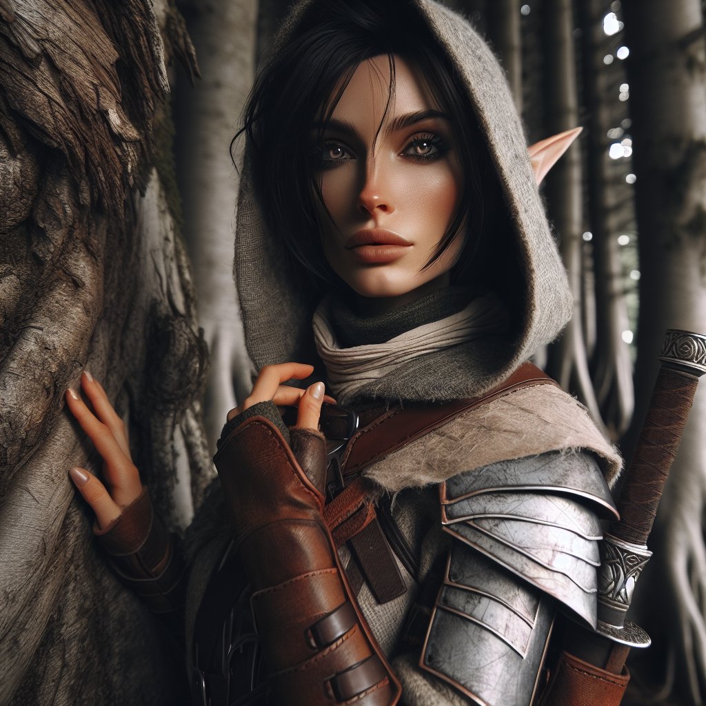 Woodland elf rogue Fanart