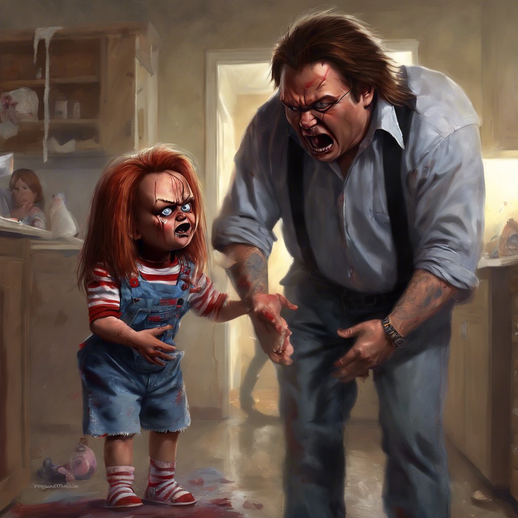 Chuckys Daughter Glenda hears people saying Fanart