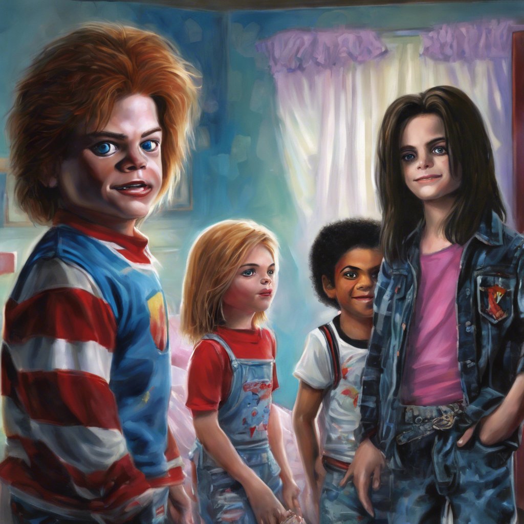 Chucky and Tiffany’s children Glen and Fanart