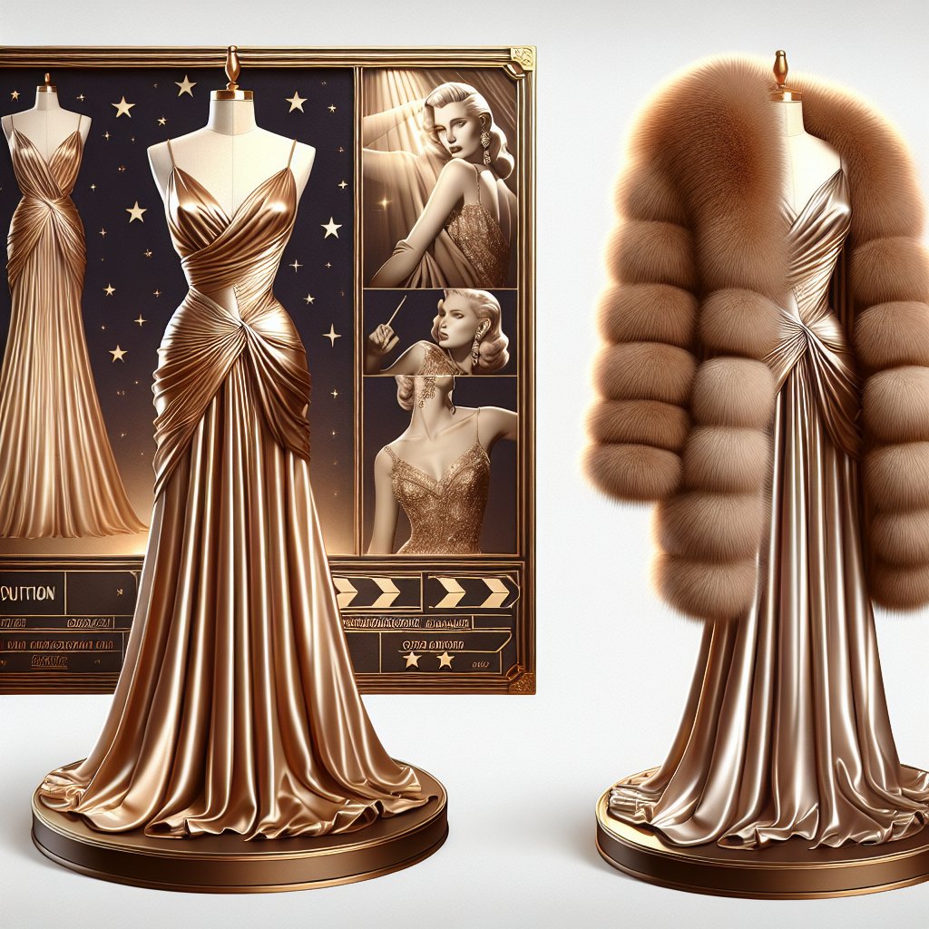 Classic Hollywood glamour look with a Fanart