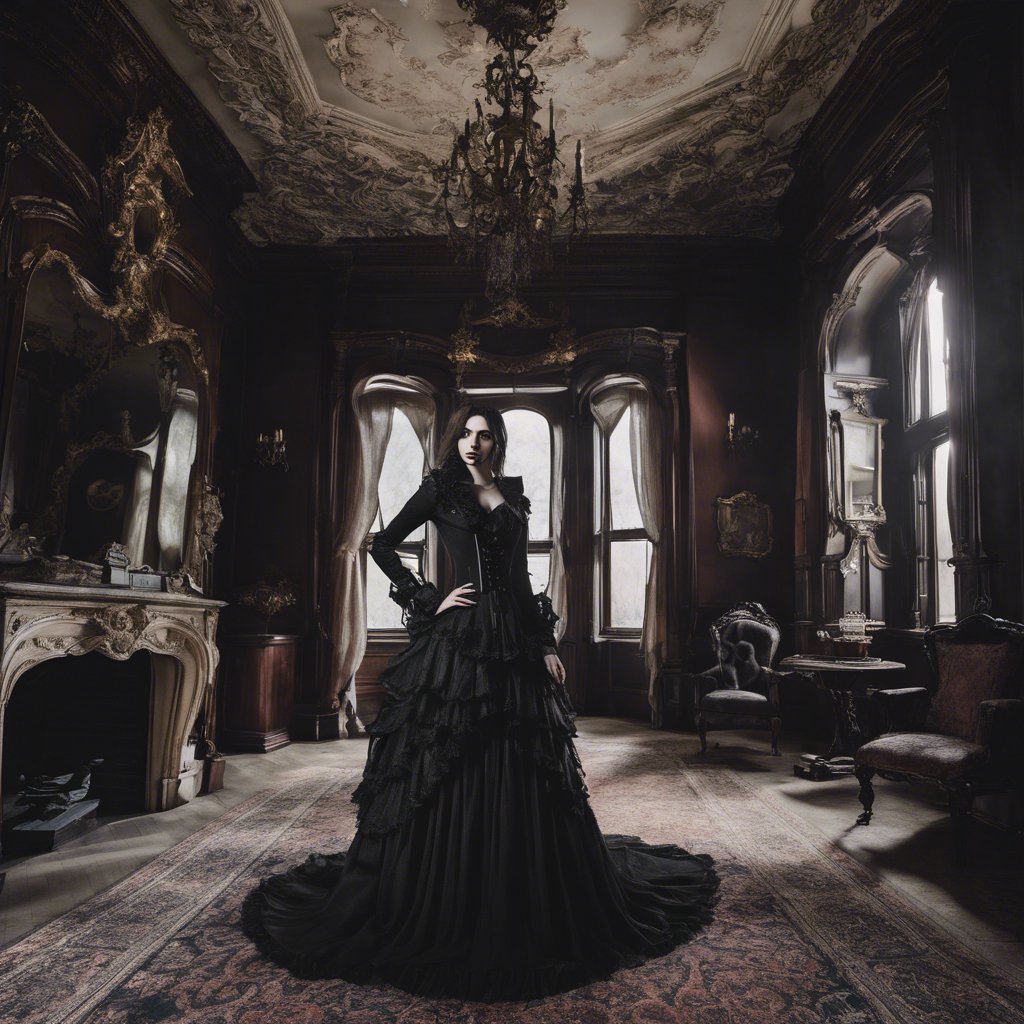 Gothic Romance: Dark, Victorian-inspired fashion in Fanart