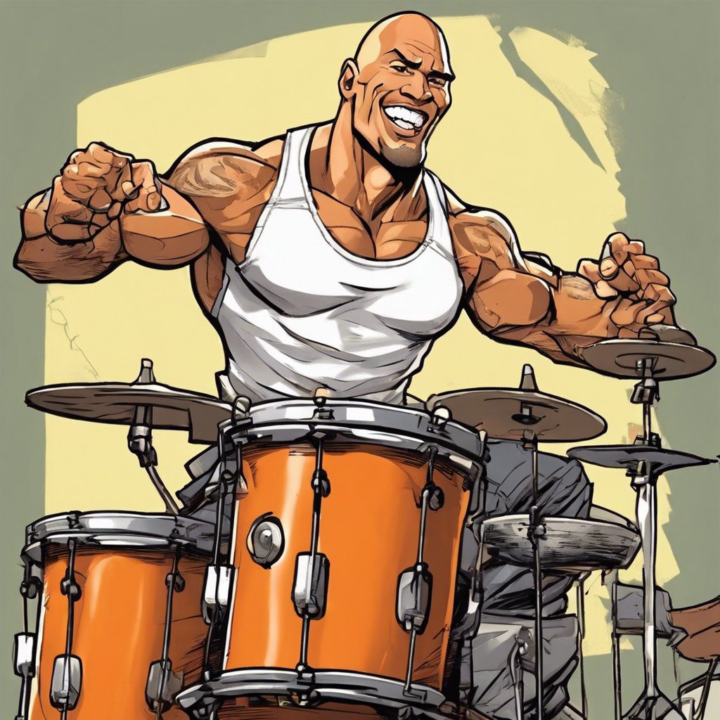 The rock steady drummer. Male. Full Fanart