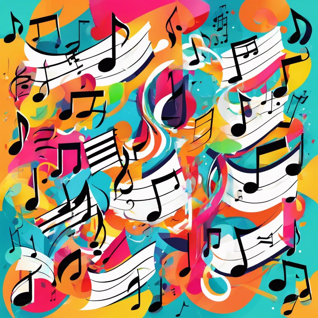 Graffiti music notes Fanart